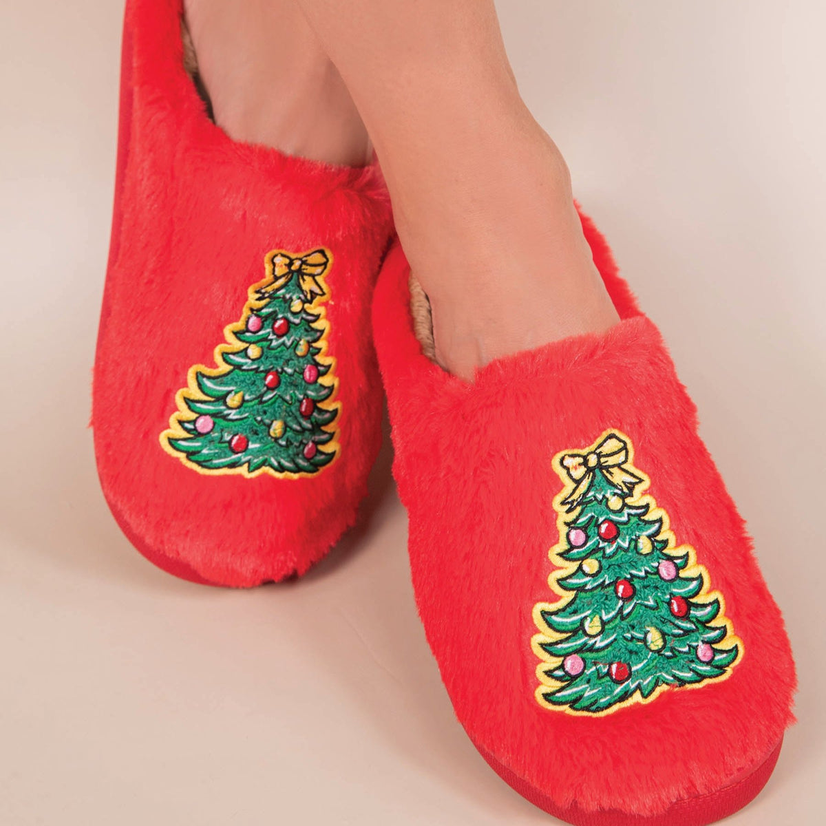 Simply Southern Women's Holiday Bunny Slippers - Tree – Turnmeyers