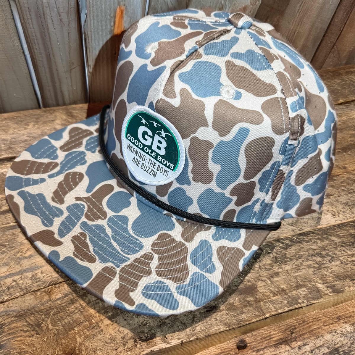 Can Logo Blue Camo Adjustable Snap Back Hat – Turnmeyers