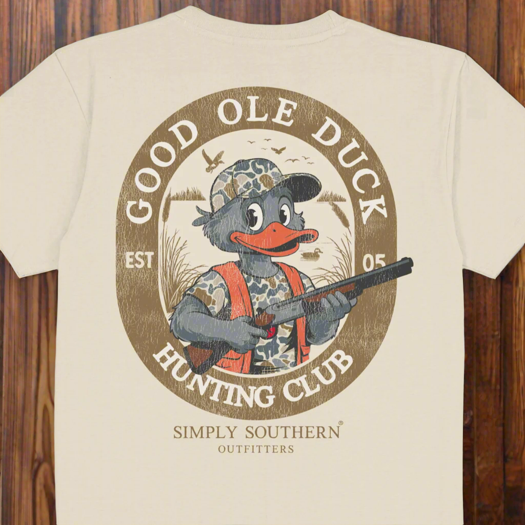 Simply Southern Good Ole Duck Hunting Club Short Sleeve Graphic T-Shir ...