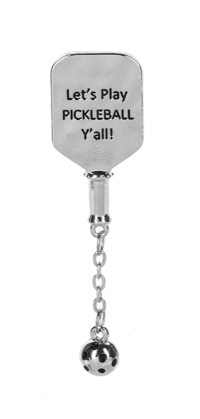 Pickle Ball Paddle and Ball Charm Pocket Token – Turnmeyers
